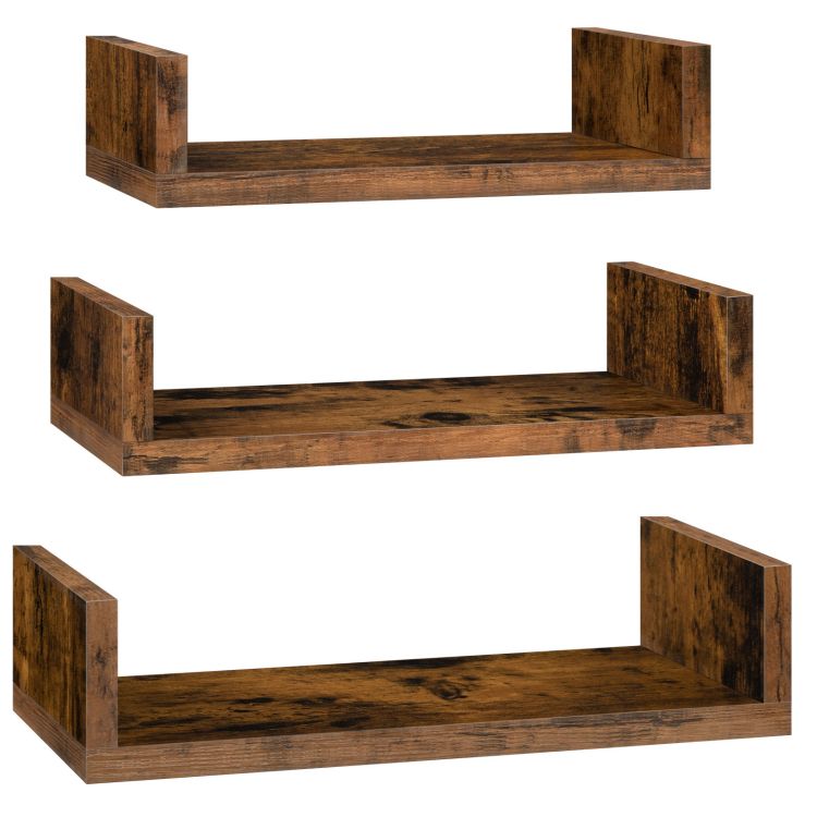 Wholesale floating shelves u-shaped, wall shelves set of 3, plus sizes ...